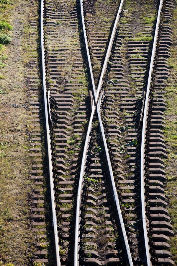 Railroad point stock image. Image of power, railway, rail - 34190629