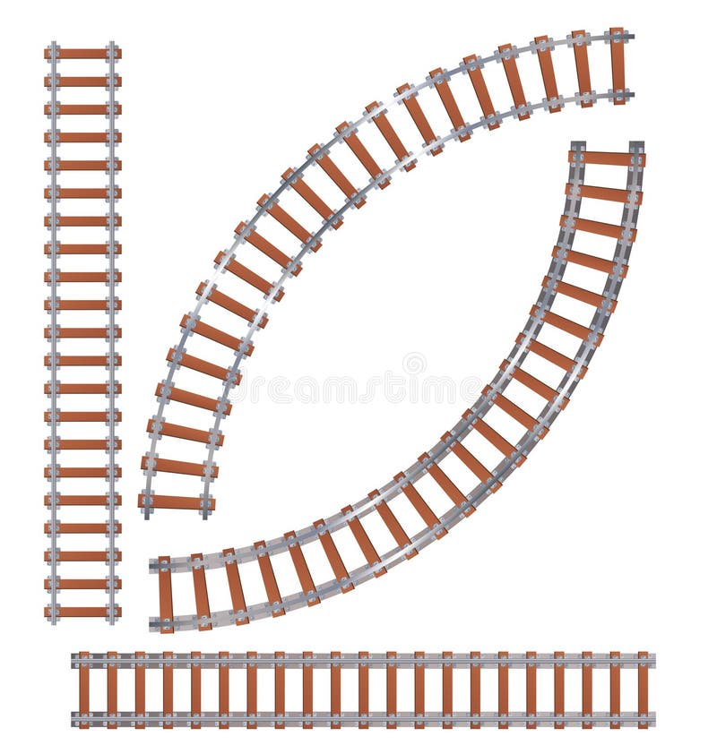 Railroad Tracks Pattern Stock Illustrations – 251 Railroad Tracks ...
