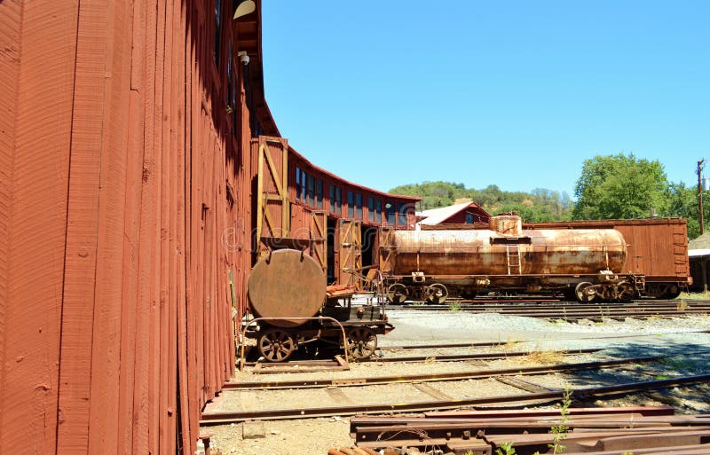 Railroad round house stock image. Image of couplerr, house - 42691747