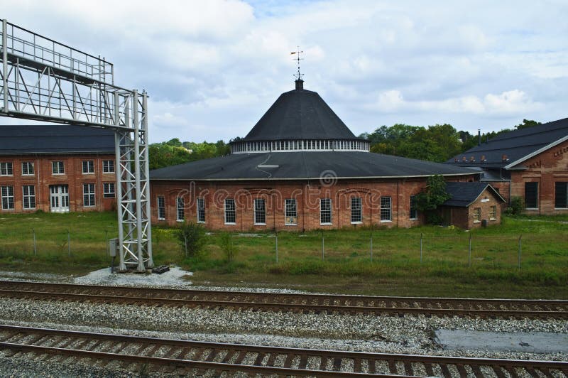 Railroad Roundhouse stock photo. Image of railroad, engine - 21340434