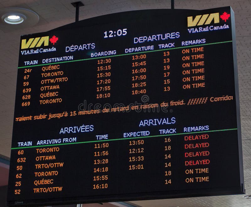 VIA Rail Canada train editorial stock image. Image of rail - 22907184