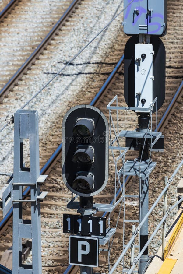 Railroad Semaphore Stock Images - Download 1,791 Royalty Free Photos