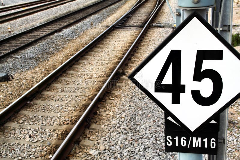 Railroad sign stock image. Image of railroad, sign, forty - 2298659