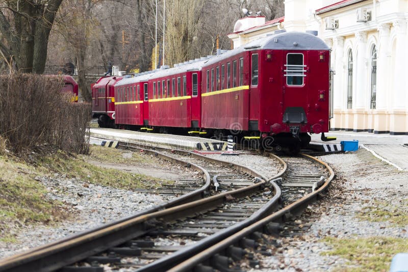 Railroad small train stock photo. Image of train, rail - 69214418