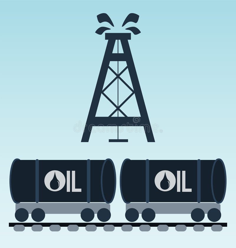Railroad tank icon stock vector. Illustration of platform - 58389127