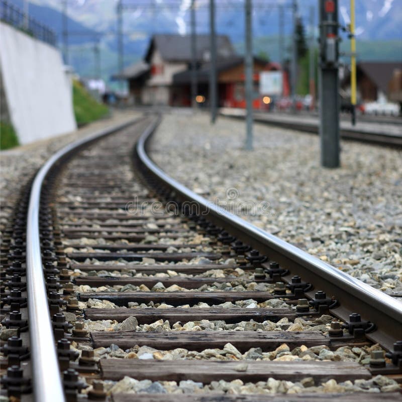 Railroad track stock photo. Image of iron, metal, sleeper - 11738052