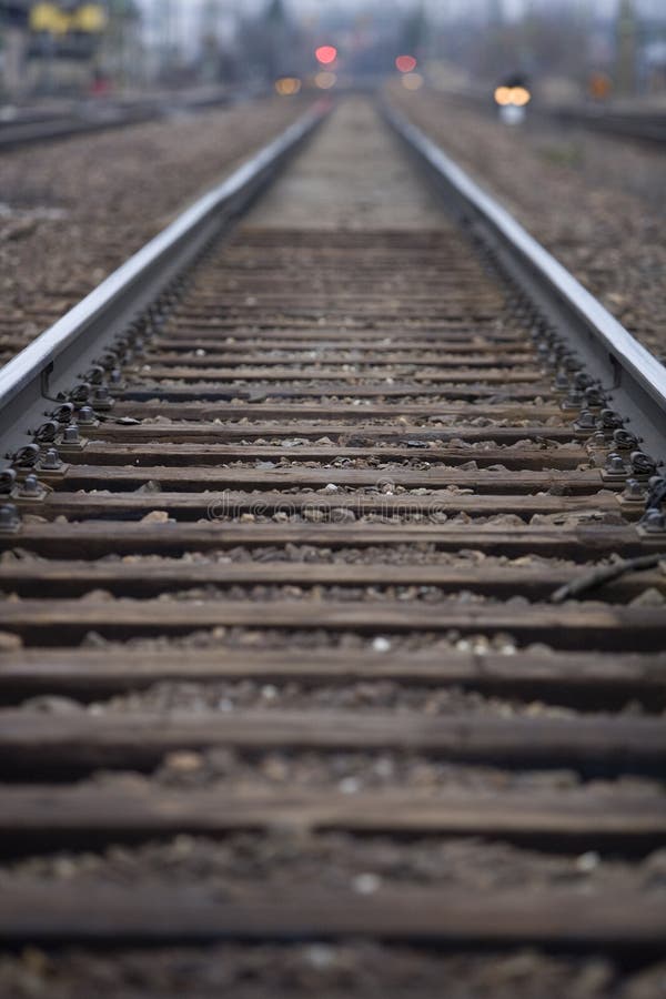 Railroad Track stock photo. Image of railroad, vertical - 23258190