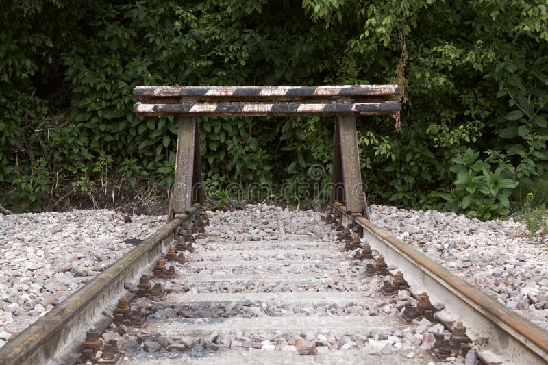 Railroad Track in the Italian Countryside Stock Photo - Image of move ...