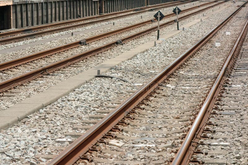Railroad track stock photo. Image of flow, steel, pattern - 59104688