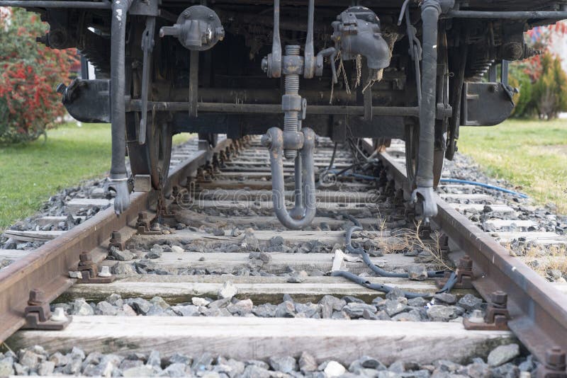 Railroad Track Points, Train Stock Image - Image of trans, vehicle ...