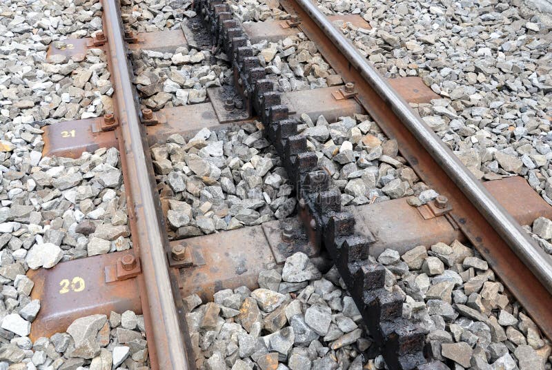 Railroad track stock photo. Image of outdoor, transit - 31381256
