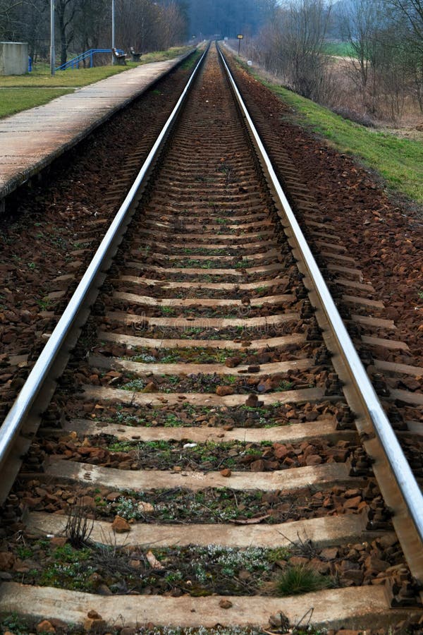 Railroad track stock image. Image of trip, track, rails - 58078571
