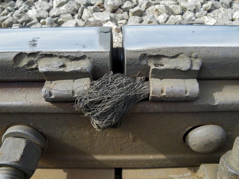 Railroad Track Switches at Railway Junction. Railroad Junction Stock ...