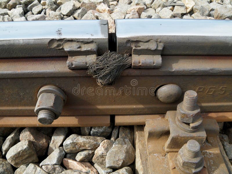 Railroad Track Switches at Railway Junction. Railroad Junction Stock ...