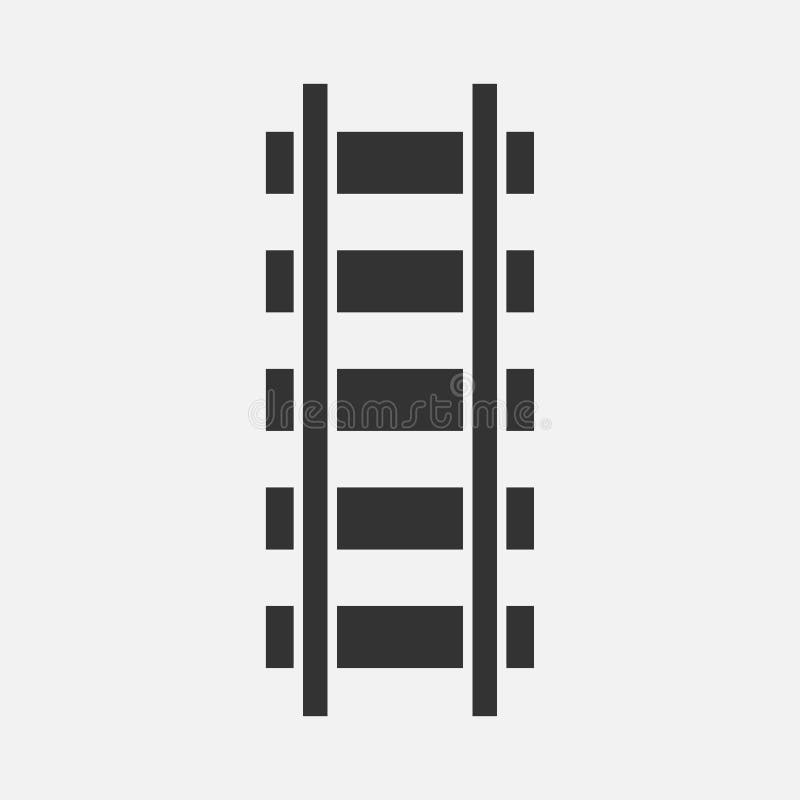 Railroad Track. Vector Simple Modern Icon Design Illustration Stock ...