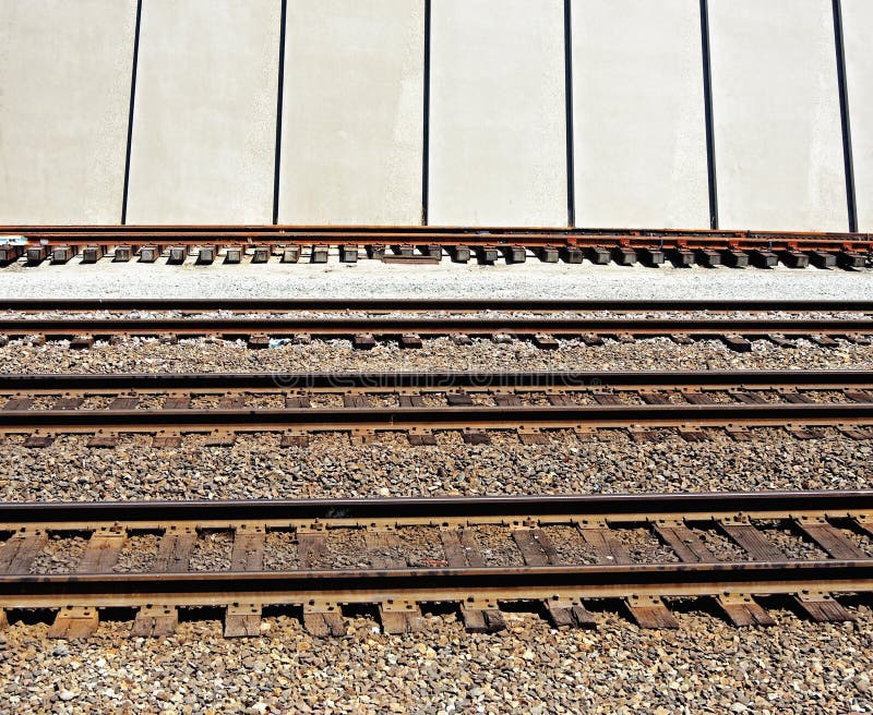 Railroad tracks stock image. Image of brown, railroad - 11096891