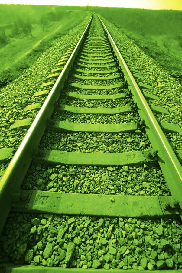 Railroad tracks stock photo. Image of movement, train - 5057406