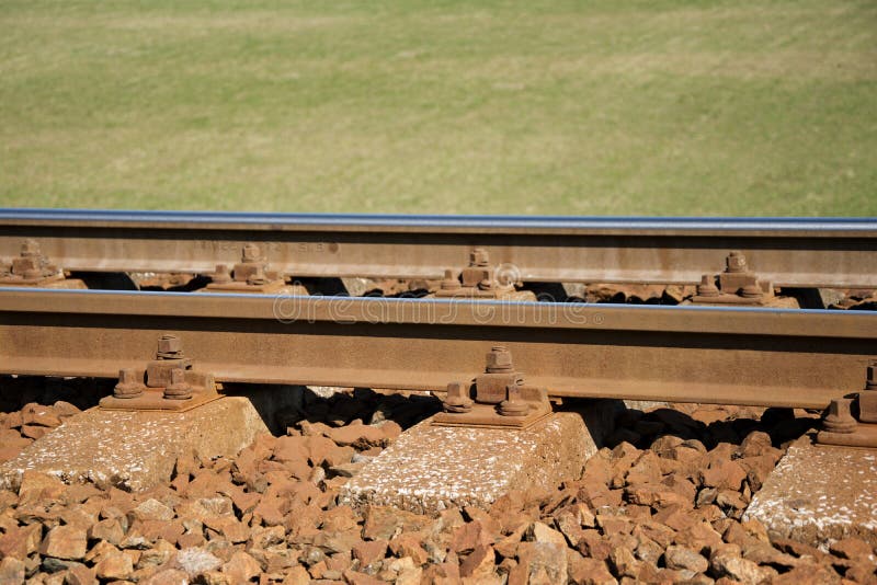 Railroad Tracks. Construction of Railway Tracks. Railway Infrastructure ...