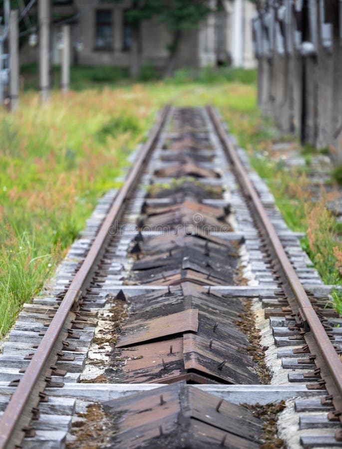 Railroad Tracks Go Far Beyond the Horizon Stock Image - Image of concept, sunset: 283930703