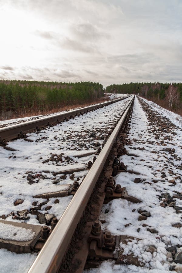 Railroad Tracks and Ground Details Stock Photo - Image of summer ...