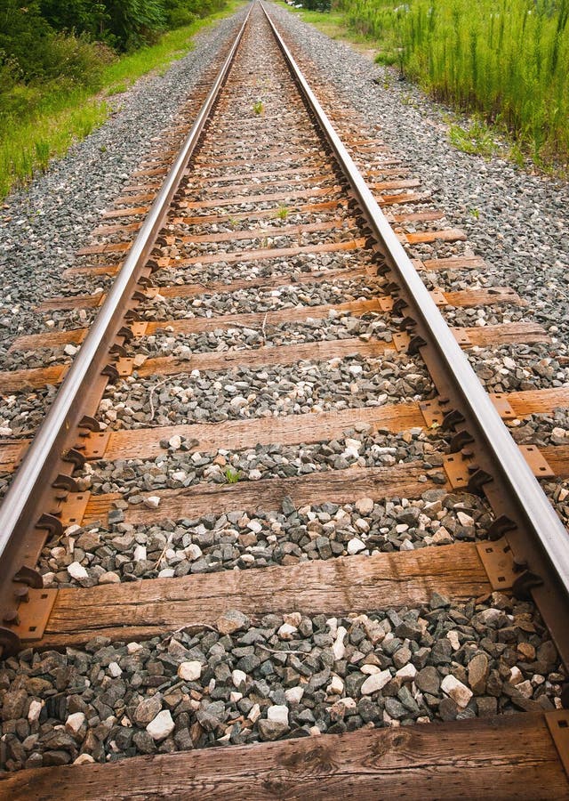 Railroad Tracks stock photo. Image of tracks, switch - 46902246