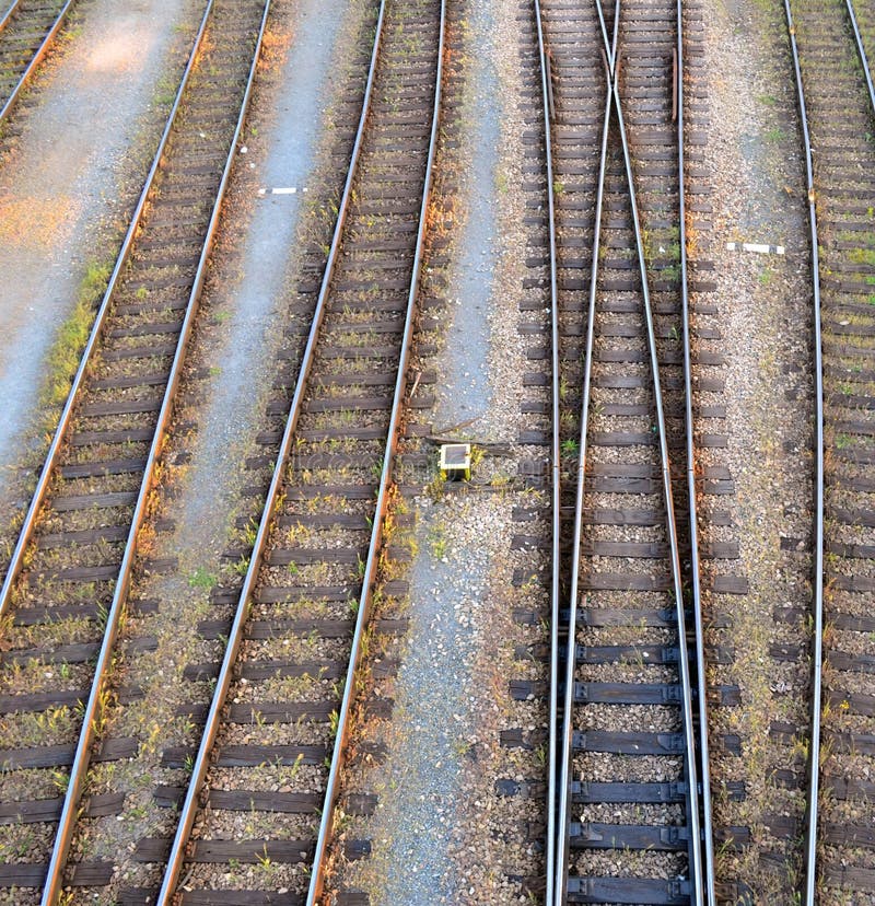 Railroad tracks overview stock photo. Image of perspective - 39915032