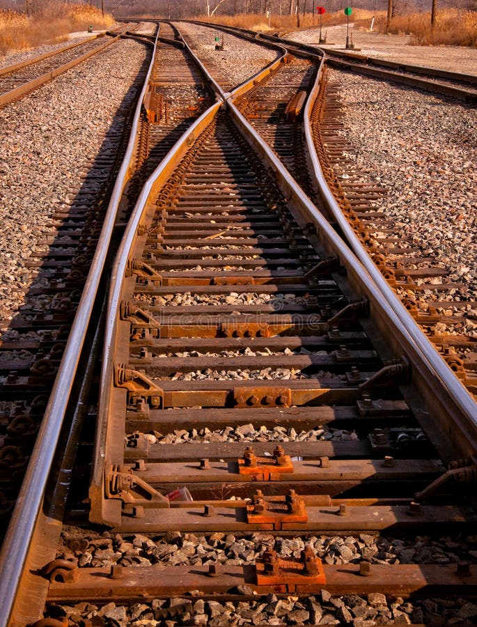 Railyard Switch series stock photo. Image of empty, tracks - 2393570