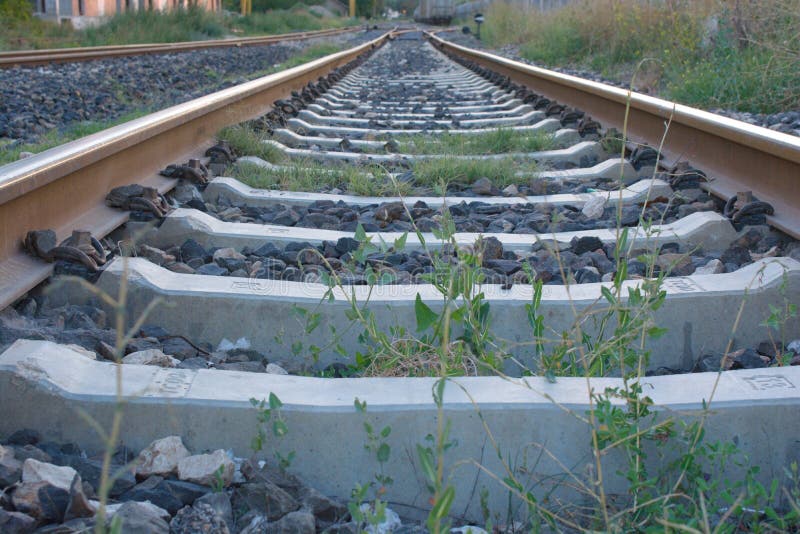 Railroad tracks stock photo. Image of speed, technology - 168455498
