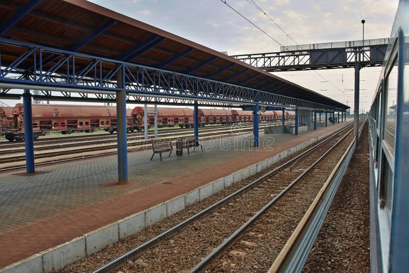 Railroad stock photo. Image of rail, railroad, infrastructure - 59319810