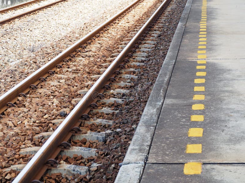 Railroad tracks stock photo. Image of railway, direction - 93673274