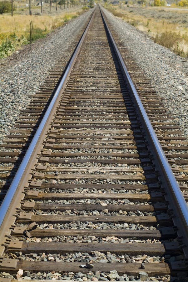 Railroad tracks west stock image. Image of horizion, railroad - 11057667