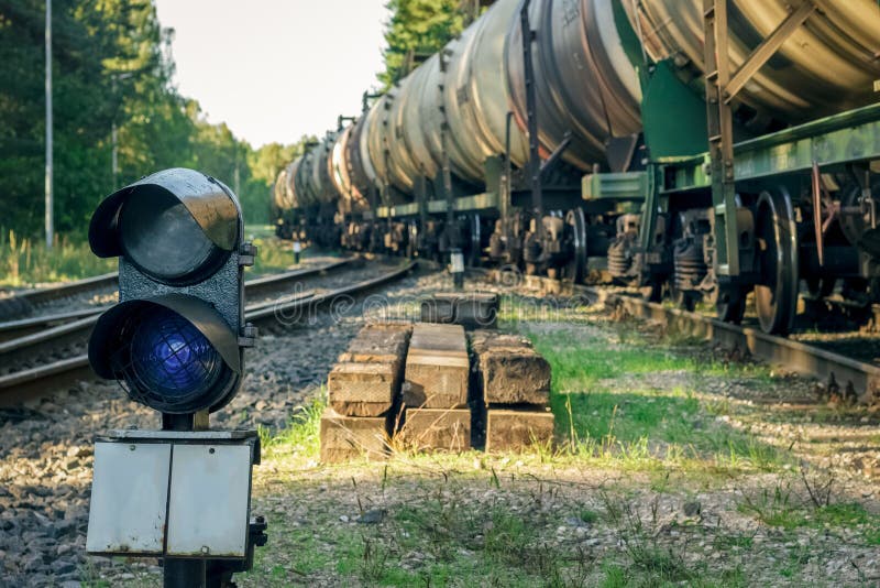 Railroad traffic light stock image. Image of carriage - 88473653