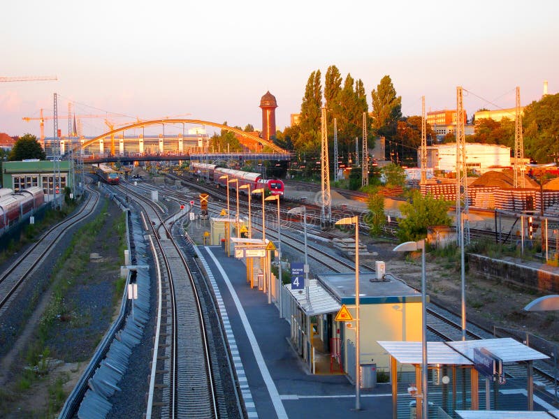 Railroad Trains, Berlin Germany Stock Photo - Image of city, railroad ...