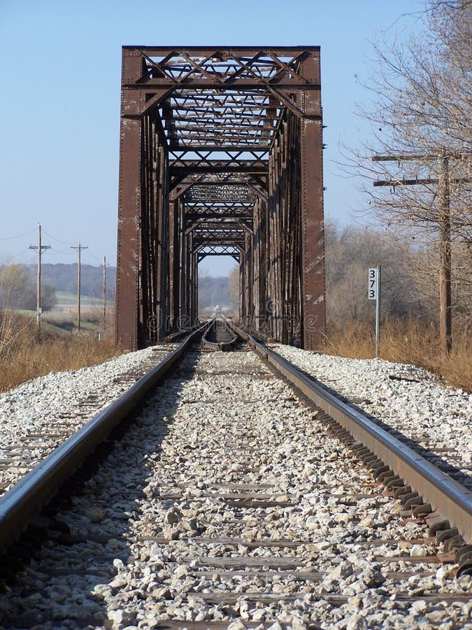 Railroad Trestle stock image. Image of bridge, tracks, rustic - 606187