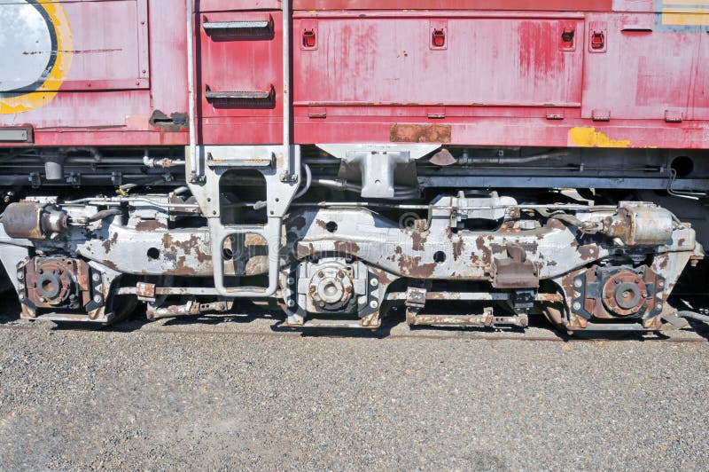 Railroad Boxcar Hand Brake Adjustment Wheel Cargo Transporter Stock ...