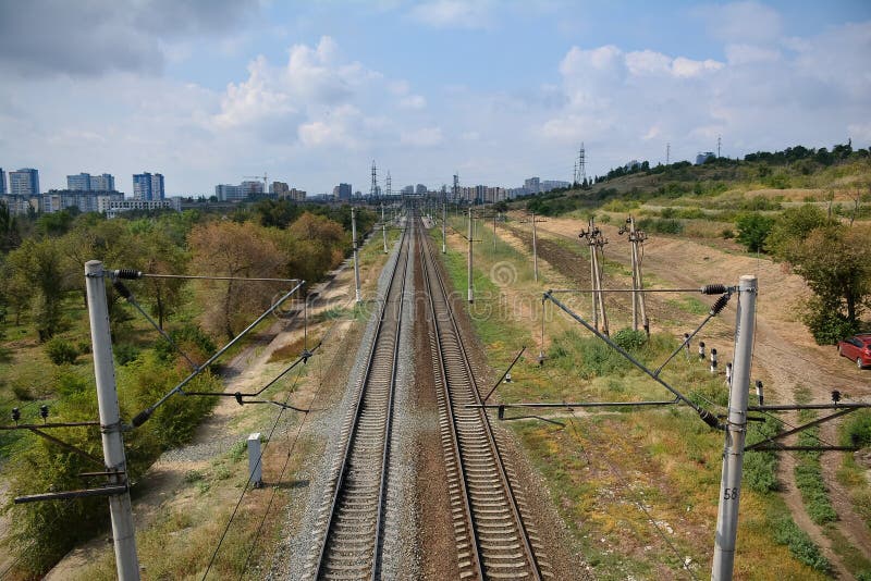 Railroad stock photo. Image of vagon, traffic, railroad - 74772506