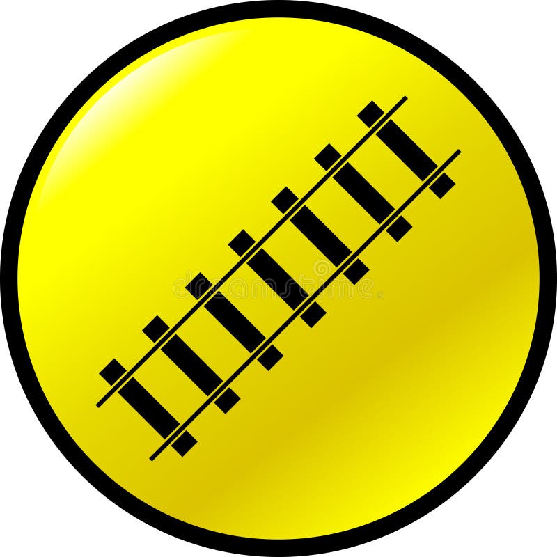 Railroad vector symbol stock vector. Illustration of transportation ...
