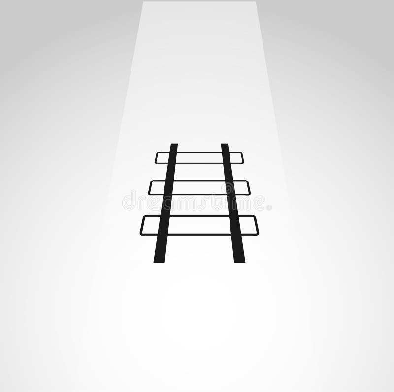 Railroad Icon, Railroad Simple Isolated Icon Stock Vector ...