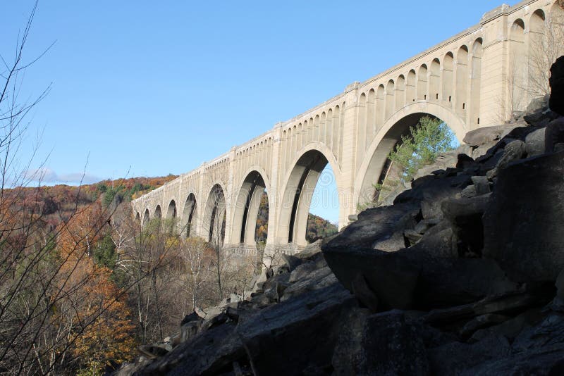 Railroad Viaduct stock photo. Image of pavement, connection - 57974198