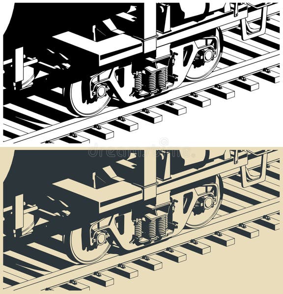 Freight Bogie Stock Illustrations – 186 Freight Bogie Stock ...
