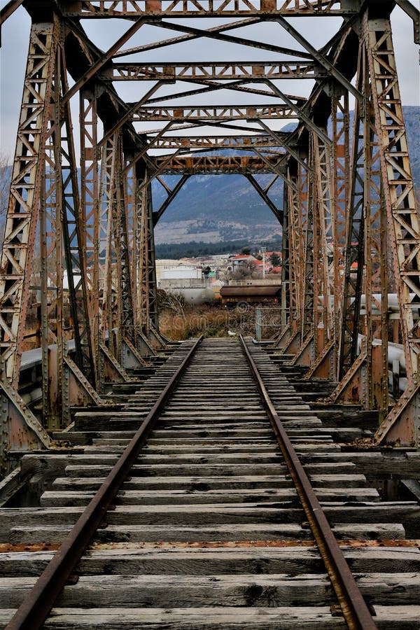 Rails stock photo. Image of hill, canon, abandoned, bridge - 85226850