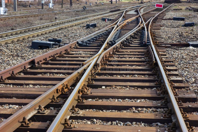 Rails stock image. Image of rolling, rails, railway - 141228597