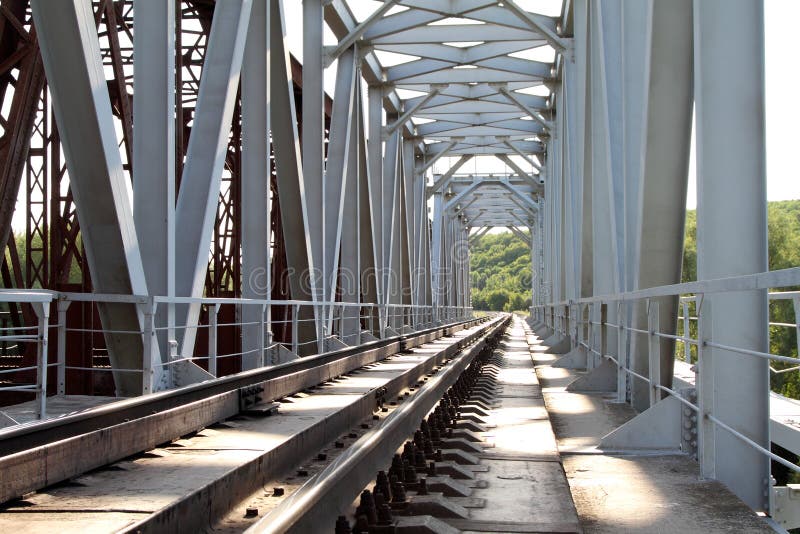 Rails of the railway way stock photo. Image of road, rails - 43056710