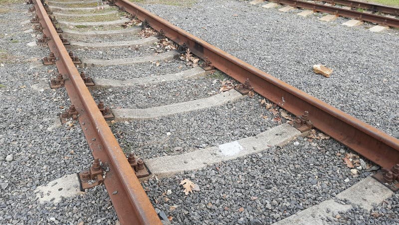 Rails stock photo. Image of asphalt, railway, destination - 370803384