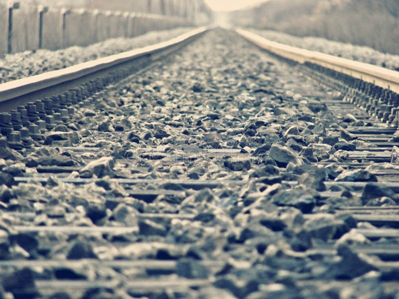Rails stock image. Image of railway, ground, path, rails - 32389537