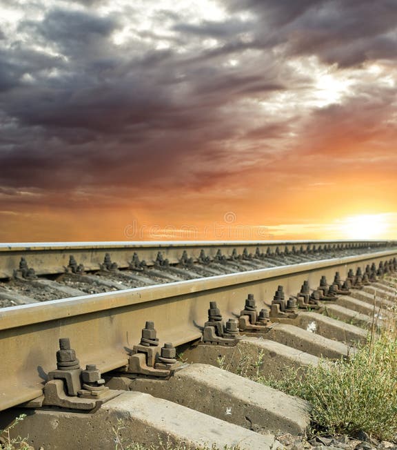 Railway stock image. Image of rails, parting, season - 11368629