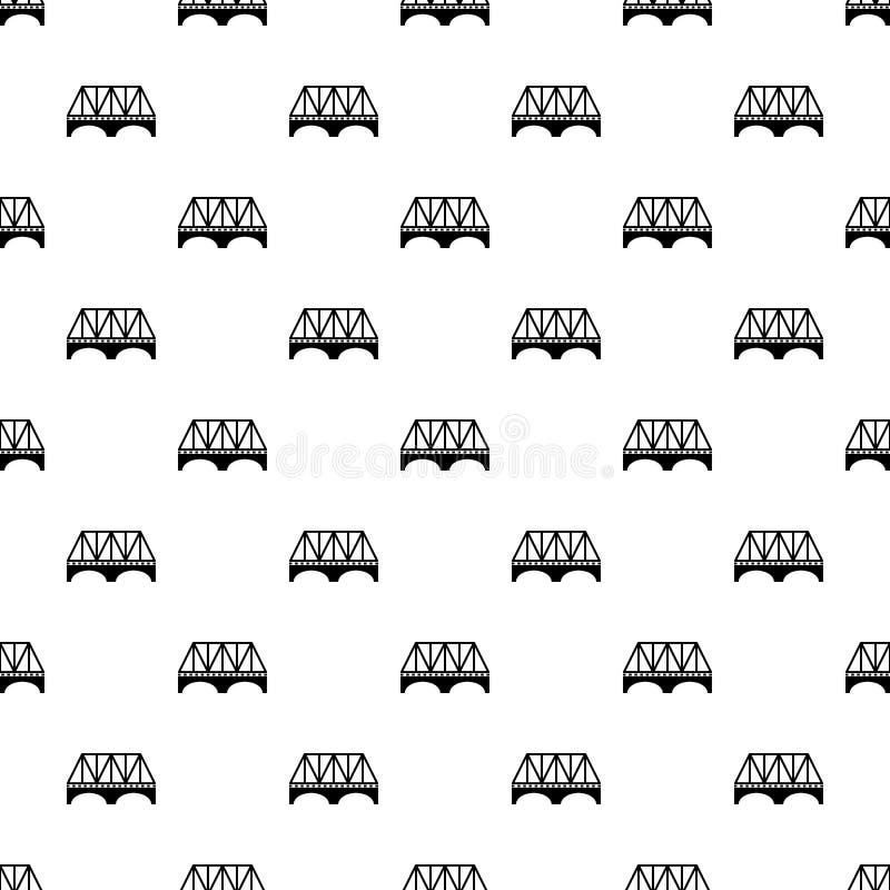 Railway Arch Bridge Pattern Vector Seamless Stock Vector - Illustration ...