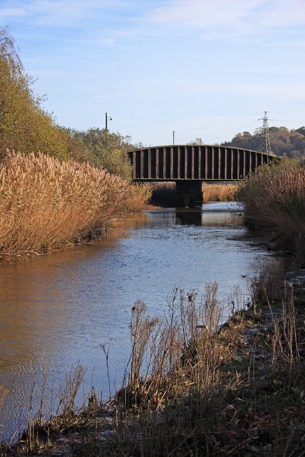 Railway bridge stock photo. Image of abbot, reflection - 28645398