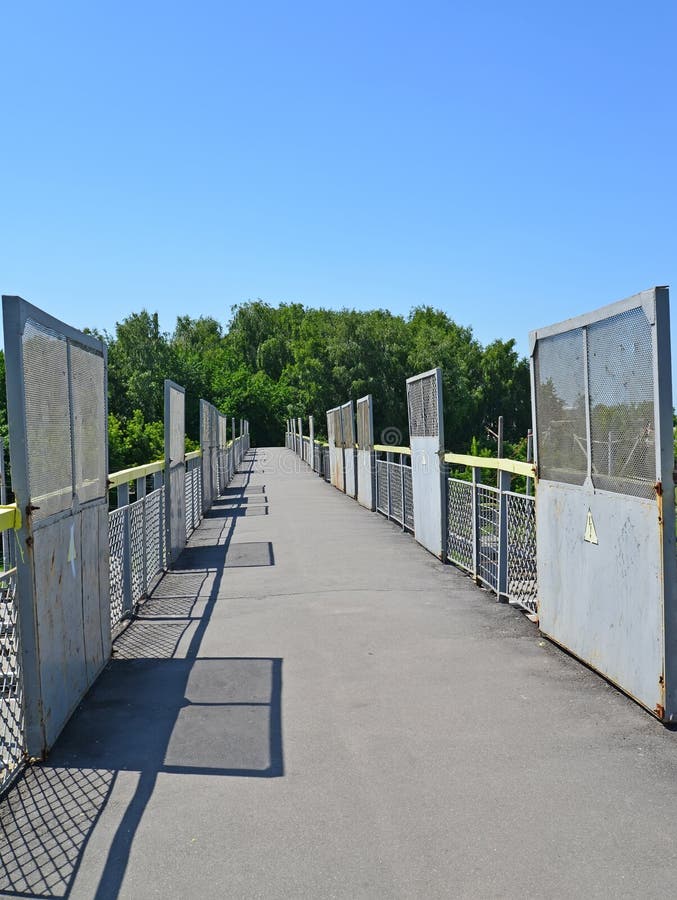 Railway Bridge Crossing. Kazatin, Ukraine Stock Photo - Image of ...
