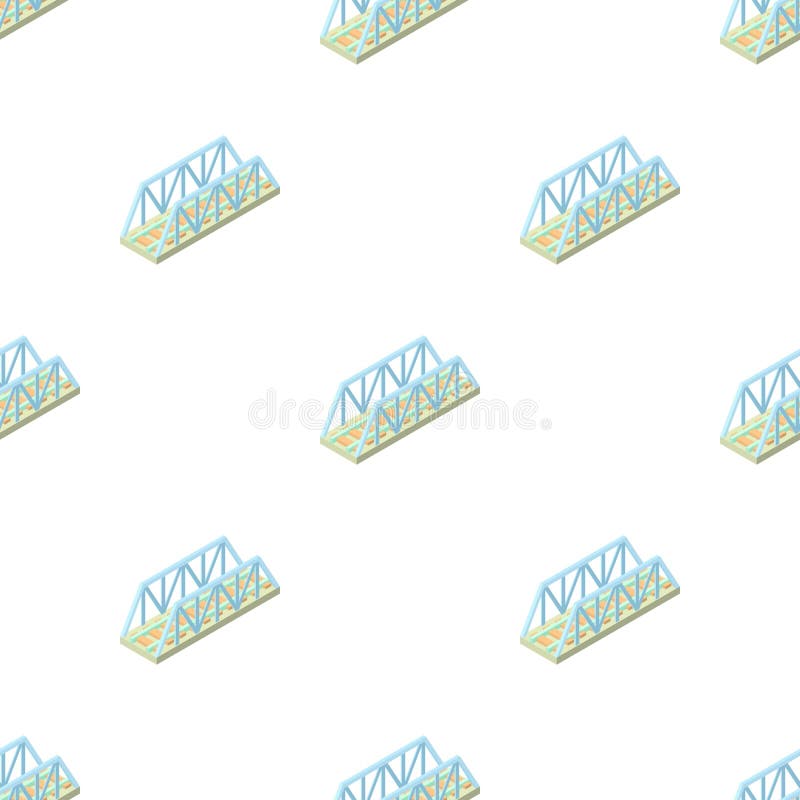 Railway Bridge Pattern Seamless Vector Stock Vector - Illustration of ...